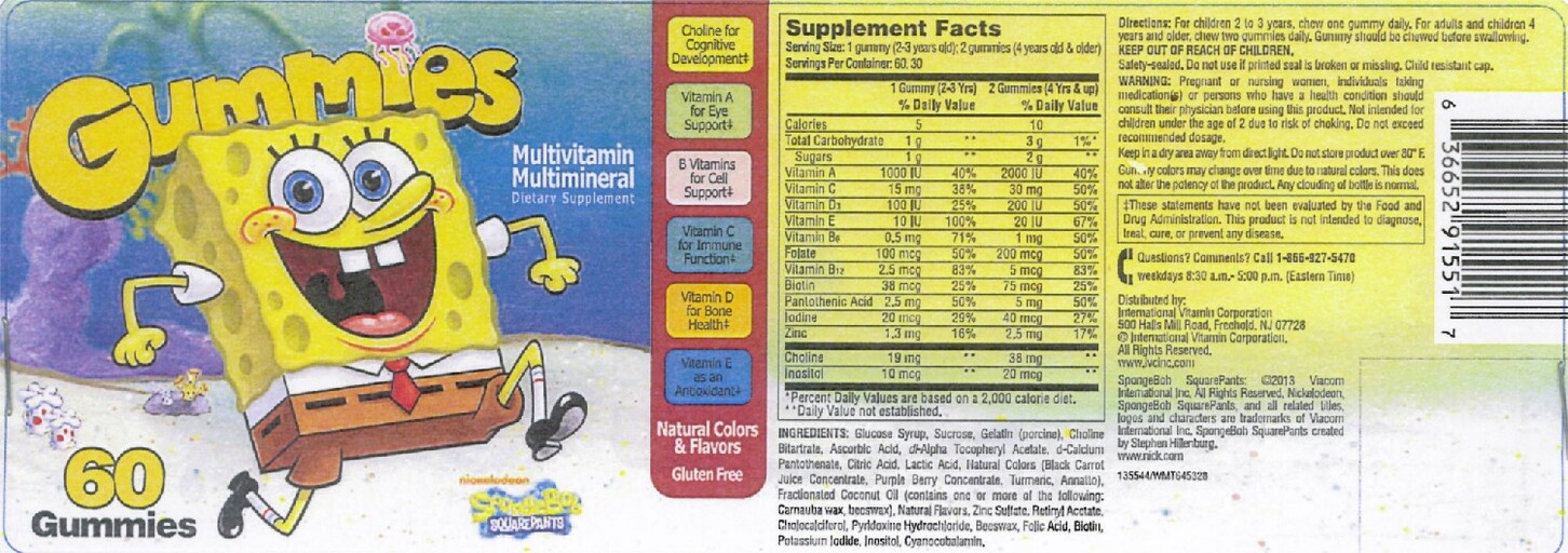 International Vitamin Corporation - SpongeBob SquarePants Gummies ...
