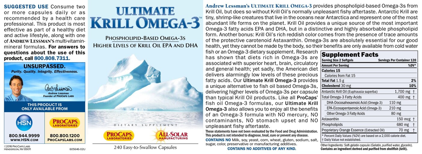 ProCaps Laboratories - Ultimate Krill Omega-3 - SuppCo