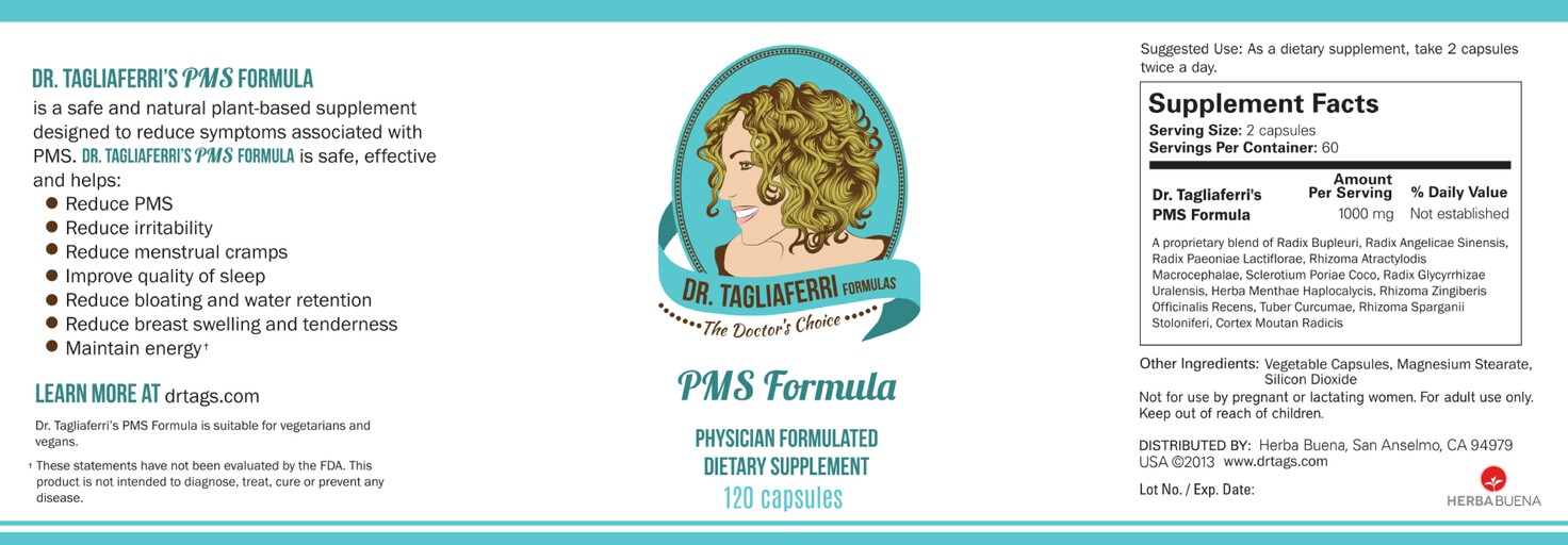 Dr. Tagliaferri Formulas - PMS Formula - SuppCo