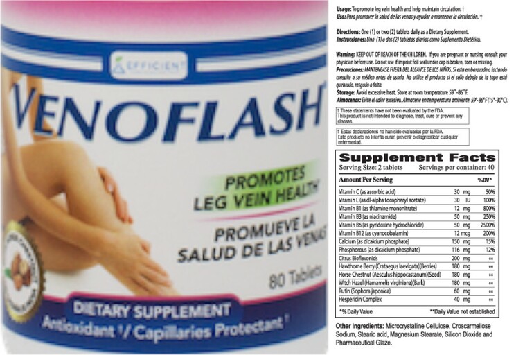 Efficient Laboratories - Venoflash - SuppCo