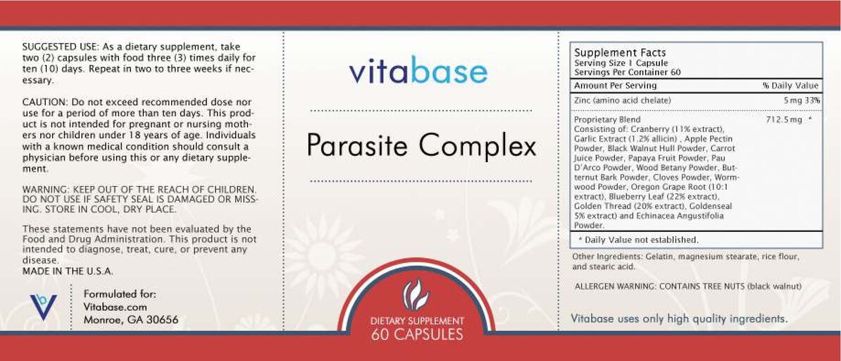 Vitabase - Parasite Complex - SuppCo