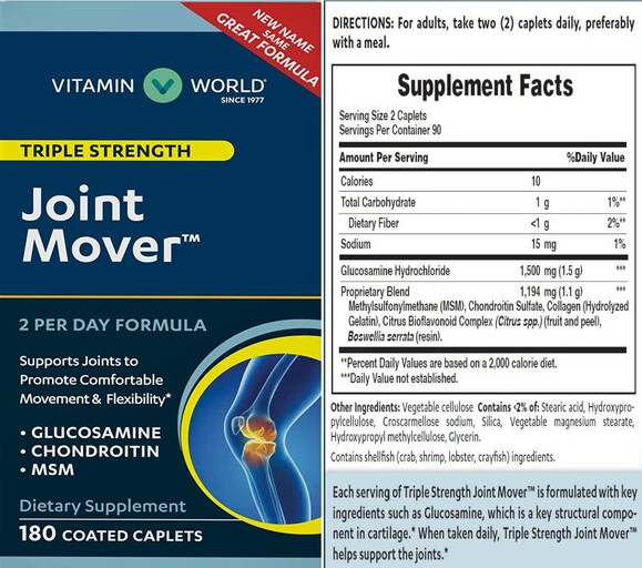 Vitamin World - Triple Strength Joint Mover - SuppCo