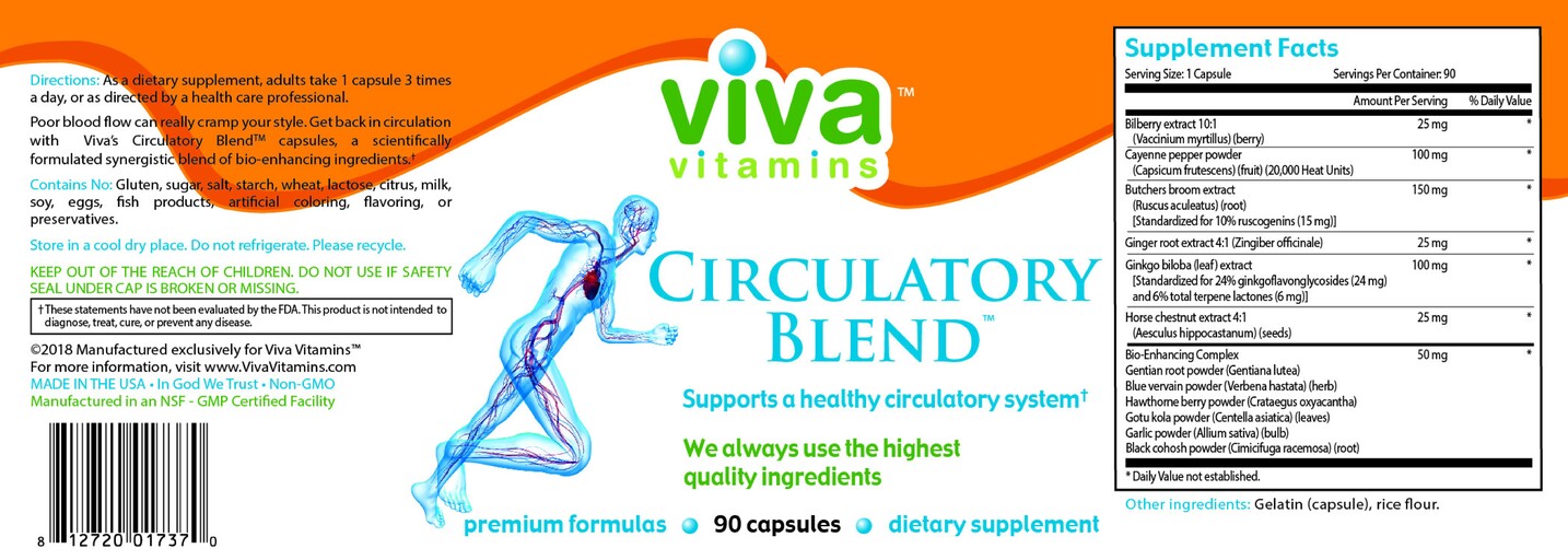 viva vitamins - Circulatory Blend - SuppCo