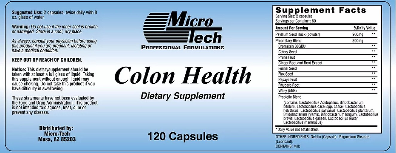 Microtech Pro - Colon Health - SuppCo