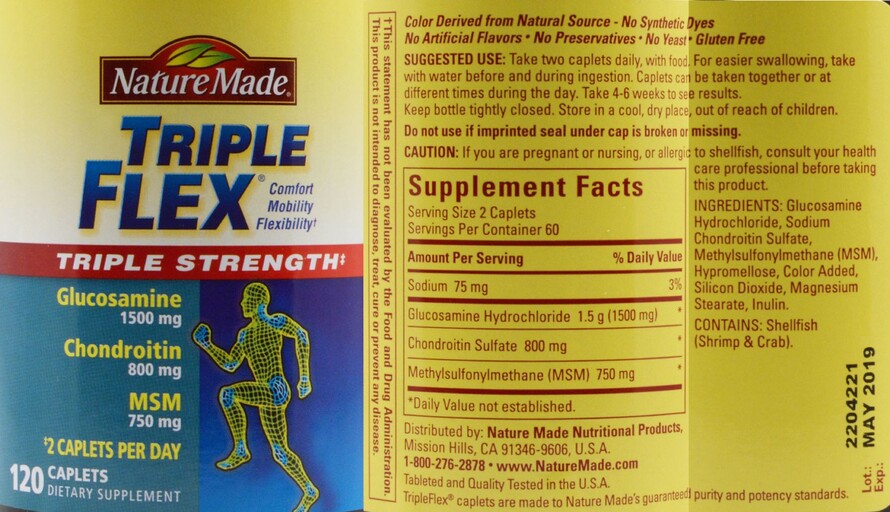 Nature Made - Triple Flex Triple Strength - SuppCo