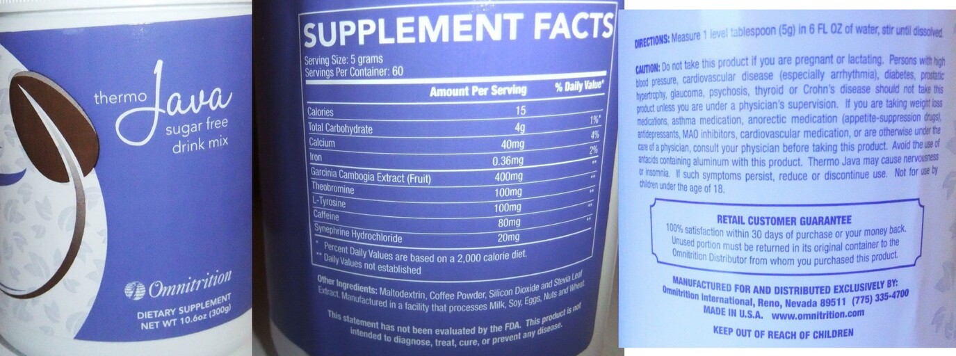 Omnitrition - Thermo Java - SuppCo