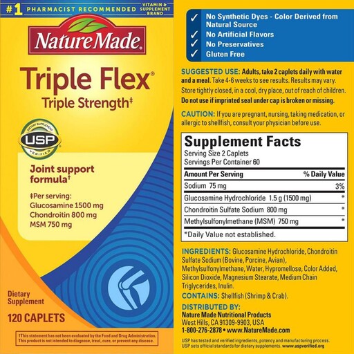 Nature Made - Triple Flex Triple Strength - SuppCo