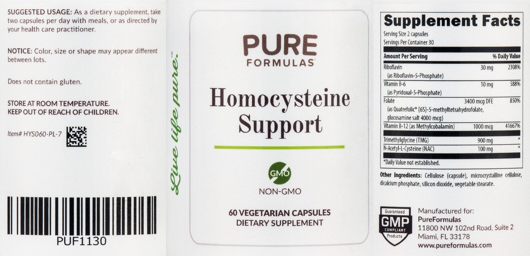 PureFormulas - Homocysteine Support - SuppCo