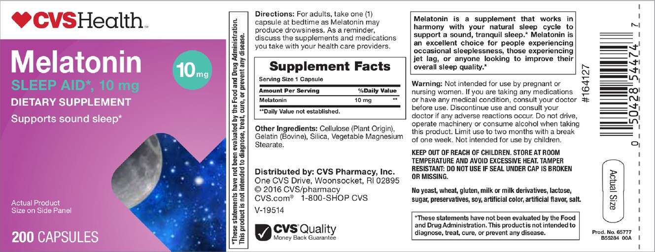 CVS Health - Melatonin 10 mg - SuppCo