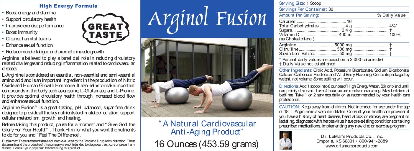 Dr. LaMar's Products - Arginol Fusion - SuppCo