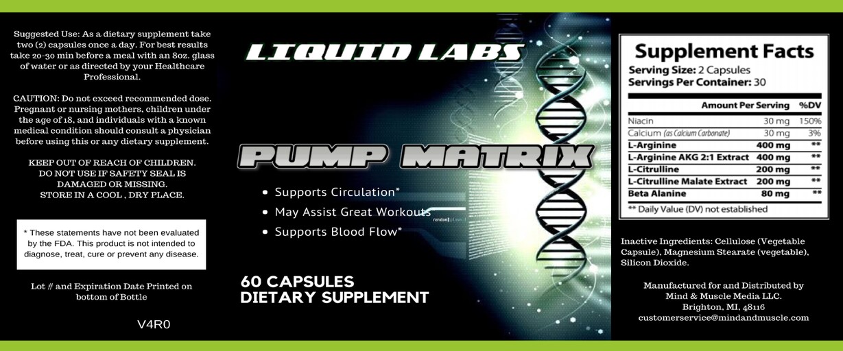 Liquid Labs - Pump Matrix - SuppCo