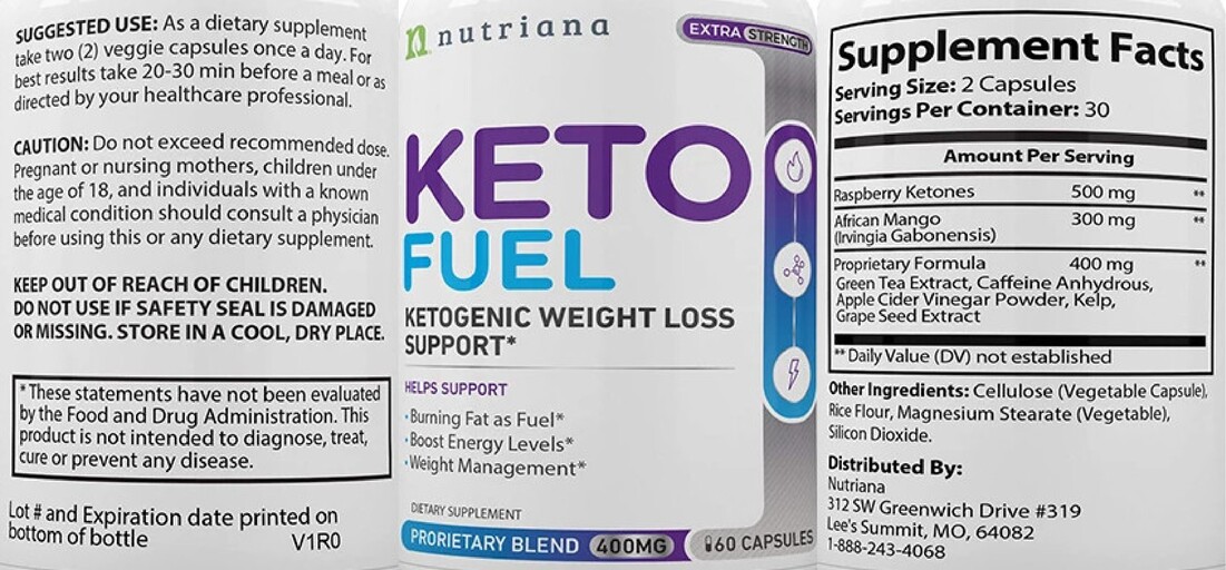 Nutriana - Keto Fuel - SuppCo