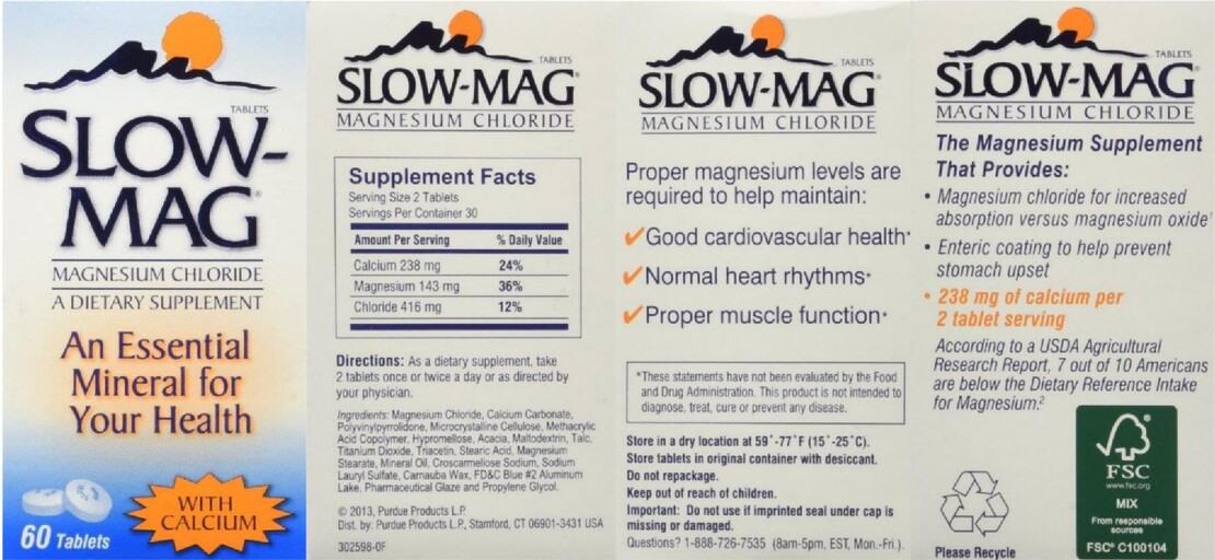 Purdue Products L.P. - Slow-Mag Tablets - SuppCo