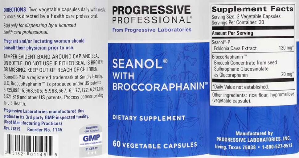 Progressive Professional - Seanol with BroccoRaphanin - SuppCo