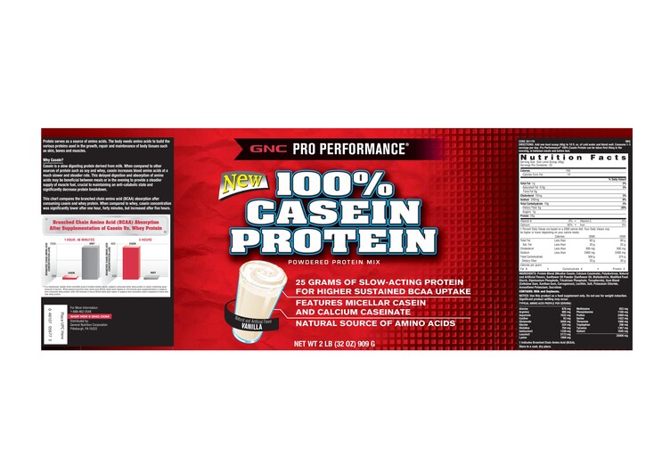 GNC Pro Performance - 100% Casein Protein Vanilla - SuppCo