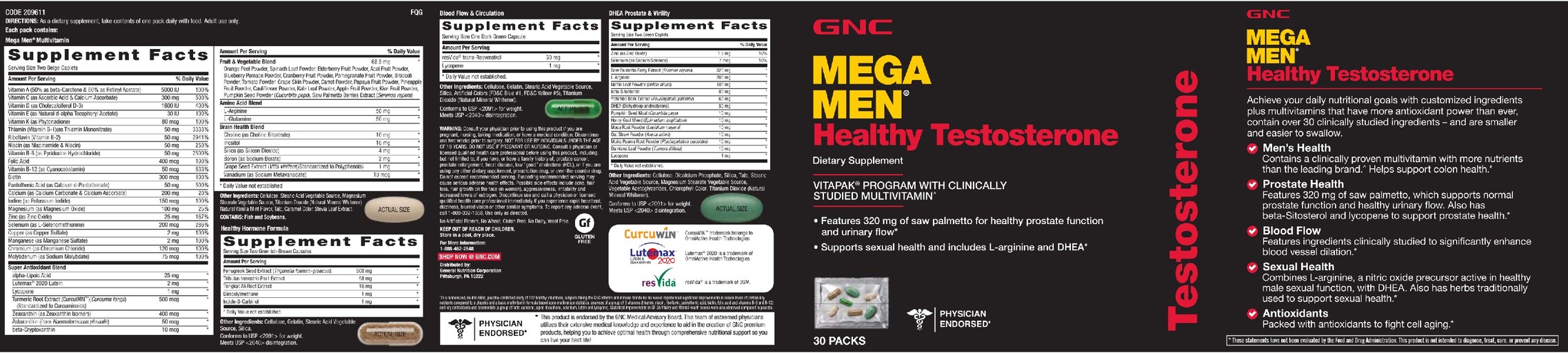 GNC - Blood Flow & Circulation - SuppCo