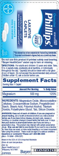 Bayer Phillips' - Genuine Phillips' Laxative Caplets - SuppCo