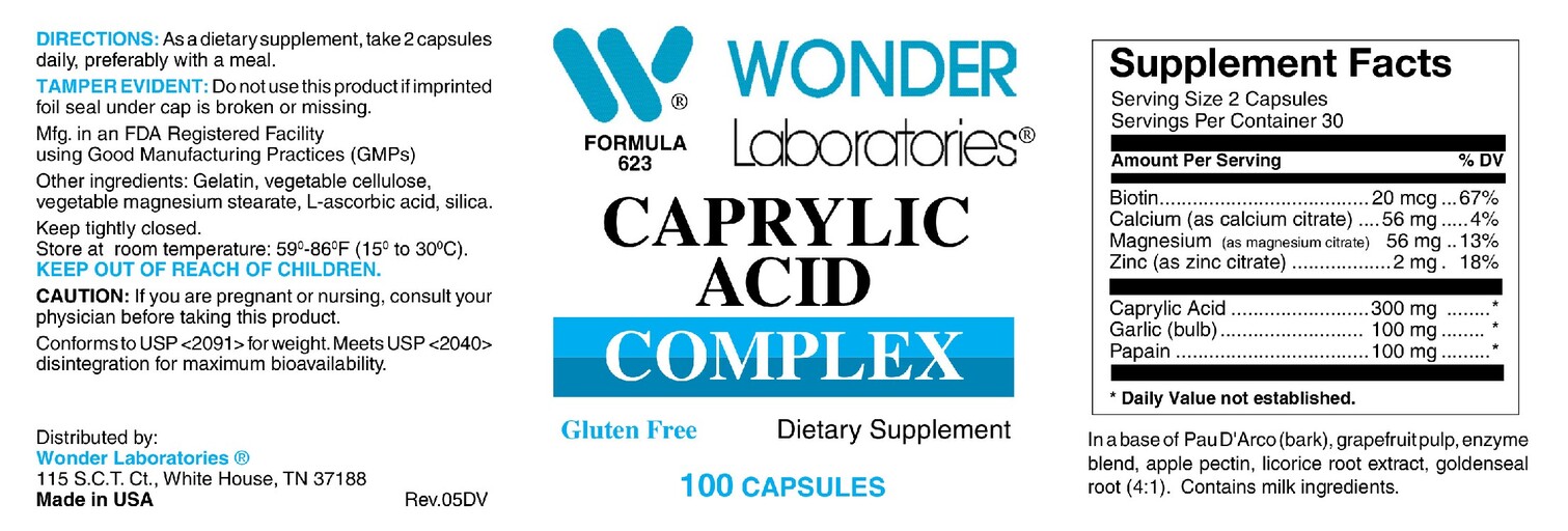Wonder Labs - Caprylic Acid Complex - SuppCo