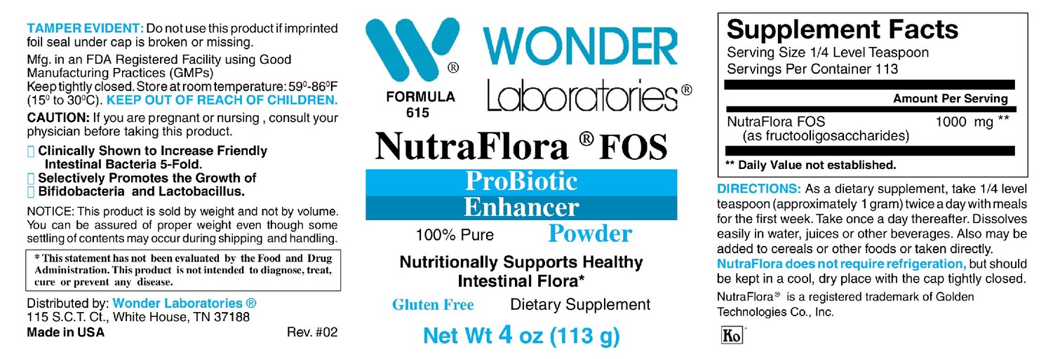 Wonder Labs - NutraFlora FOS - SuppCo