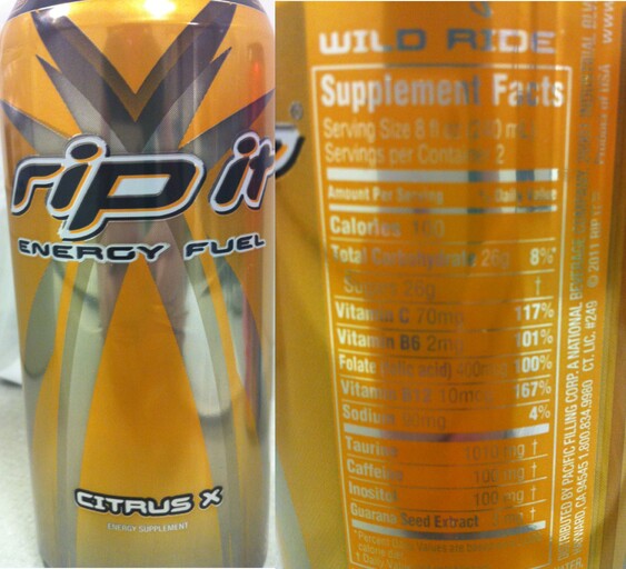 Pacific Filling Corp. - Rip It Energy Fuel Citrus X - SuppCo