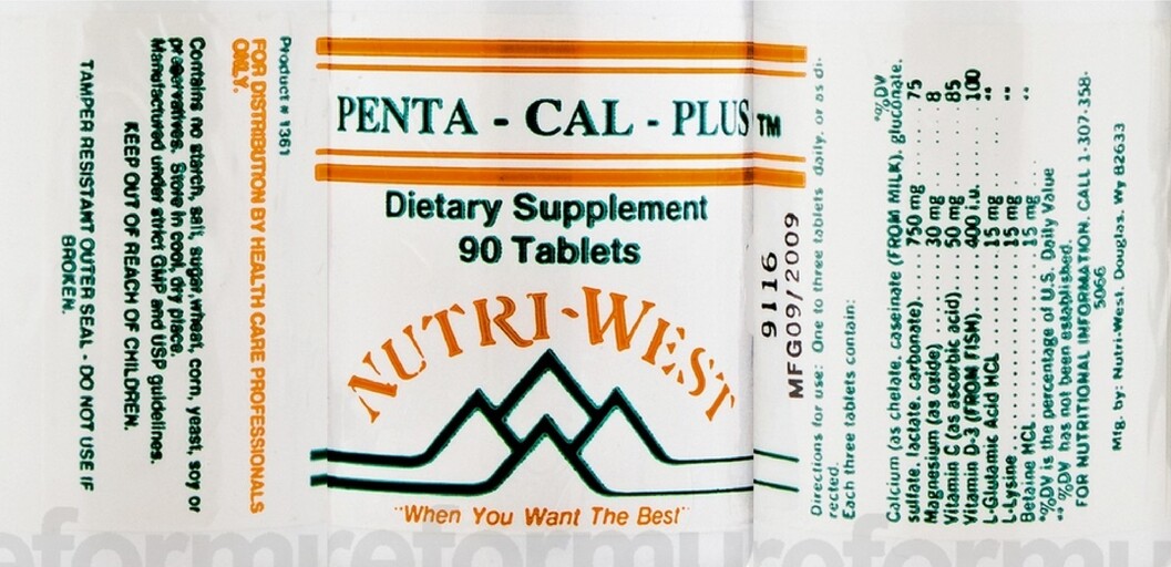 Nutri-West - Penta-Cal-Plus - SuppCo