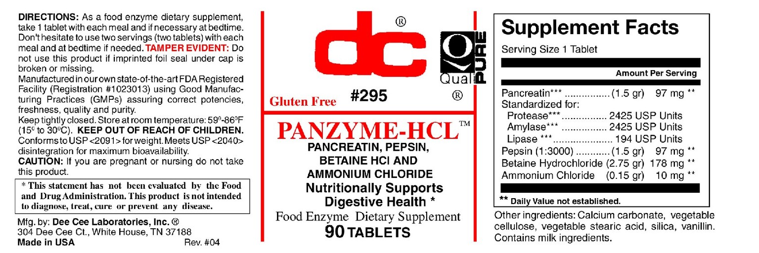 DC - Panzyme-HCL - SuppCo