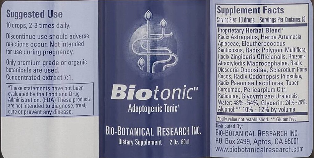 Bio-Botanical Research - Biotonic - SuppCo