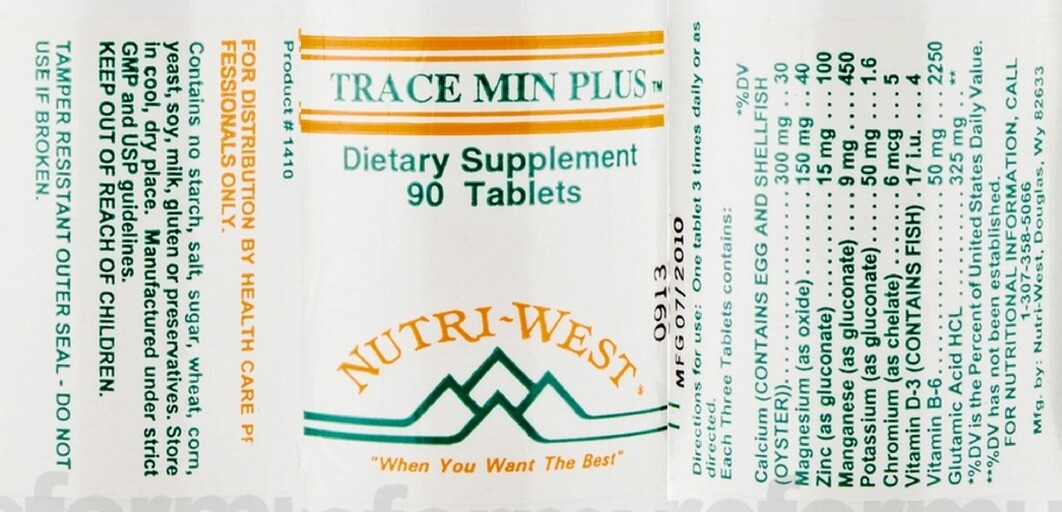Nutri-West - Trace Min Plus - SuppCo