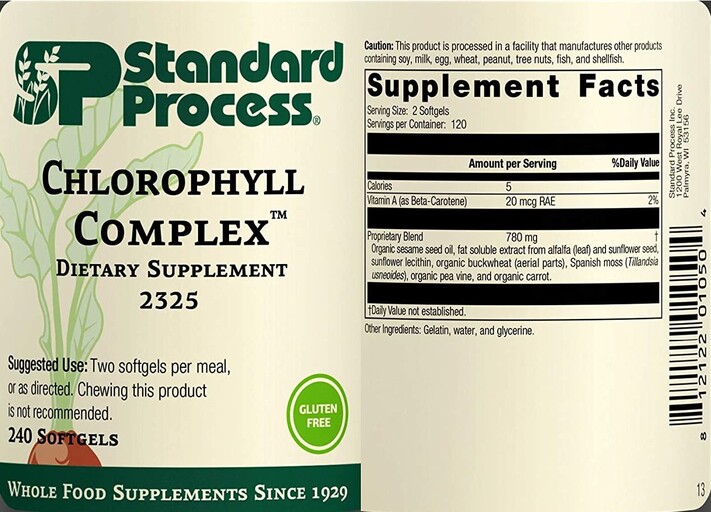 Standard Process - Chlorophyll Complex - SuppCo