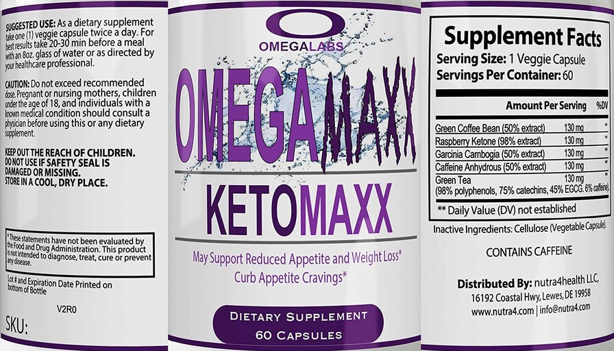 Omega Labs - OmegaMaxx KetoMaxx - SuppCo