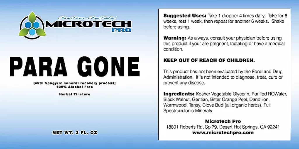 Microtech Pro - Para Gone - SuppCo