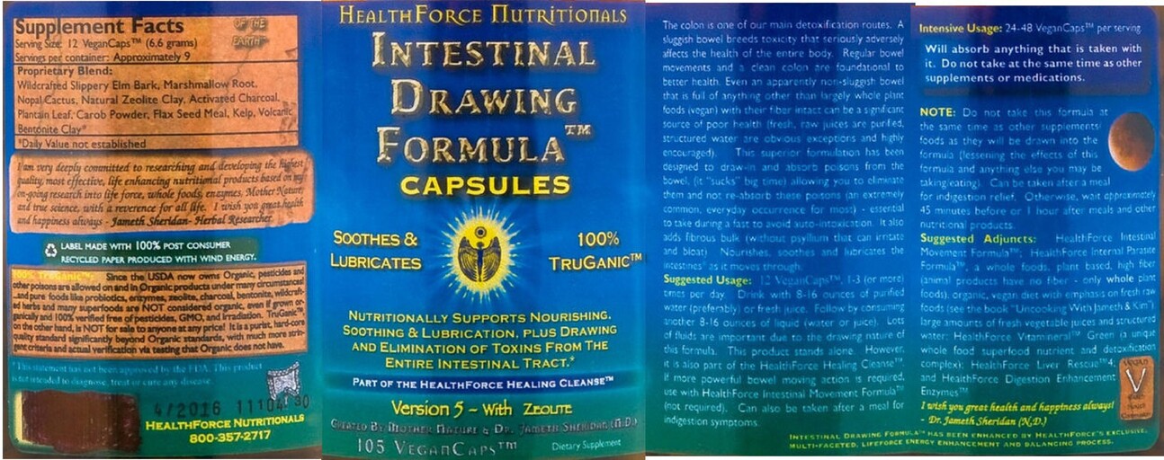 Healthforce Nutritionals - Intestinal Drawing Formula Capsules - SuppCo