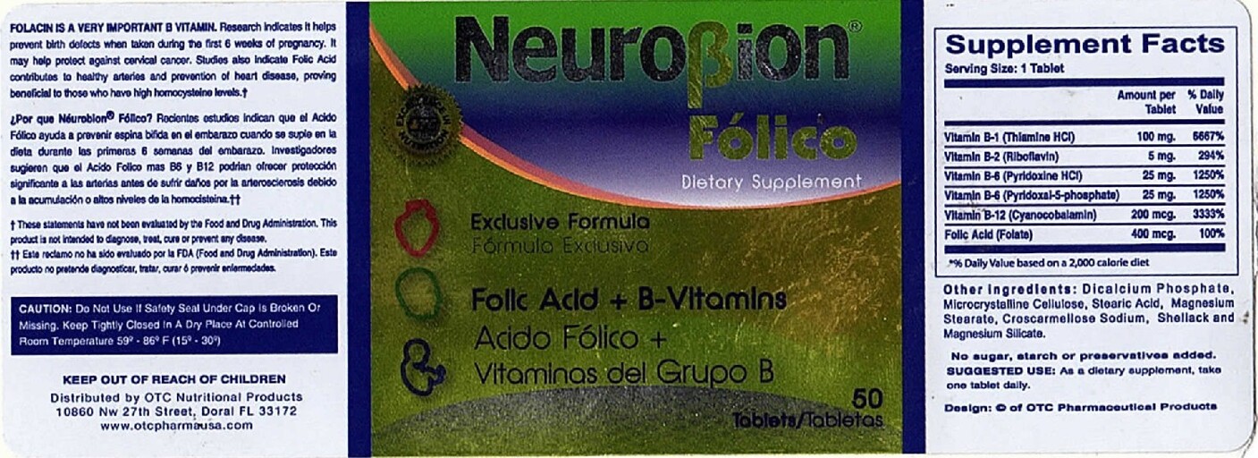OTC Pharmaceutical Products - NeuroBion Exclusive Formula - SuppCo