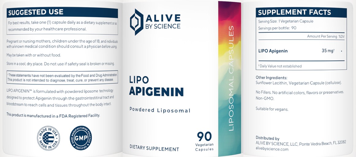Alive By Science - LIPO Apigenin - SuppCo