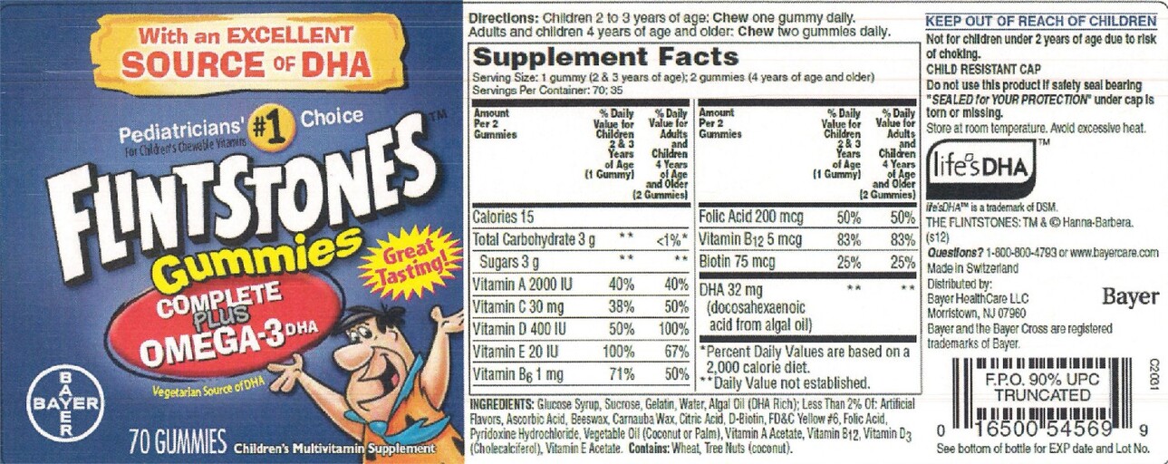 Bayer - Flintstones Gummies Complete plus Omega-3 DHA - SuppCo