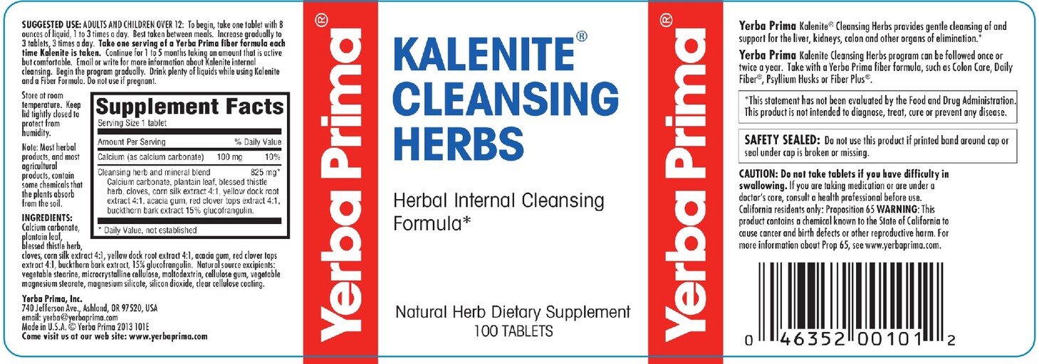 Yerba Prima - Kalenite Cleansing Herbs - SuppCo