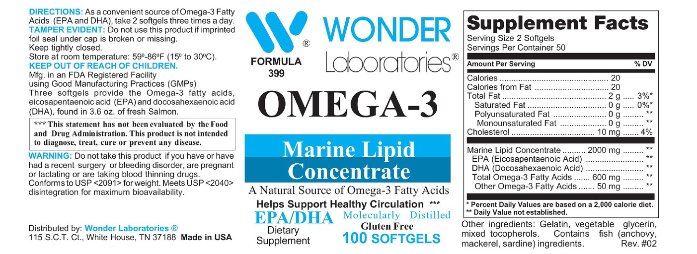Wonder Labs Omega-3 Marine Lipid Concentrate | SuppCo