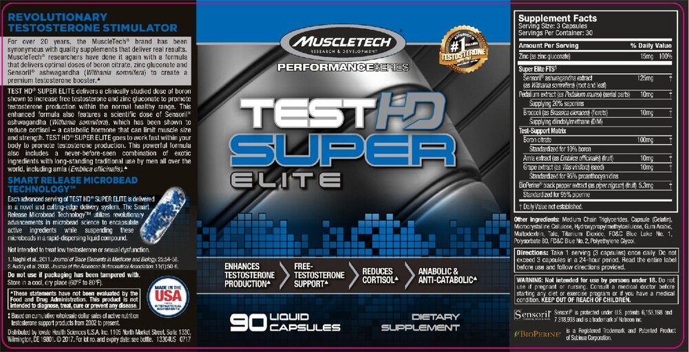 MuscleTech - TEST HD SUPER ELITE - SuppCo