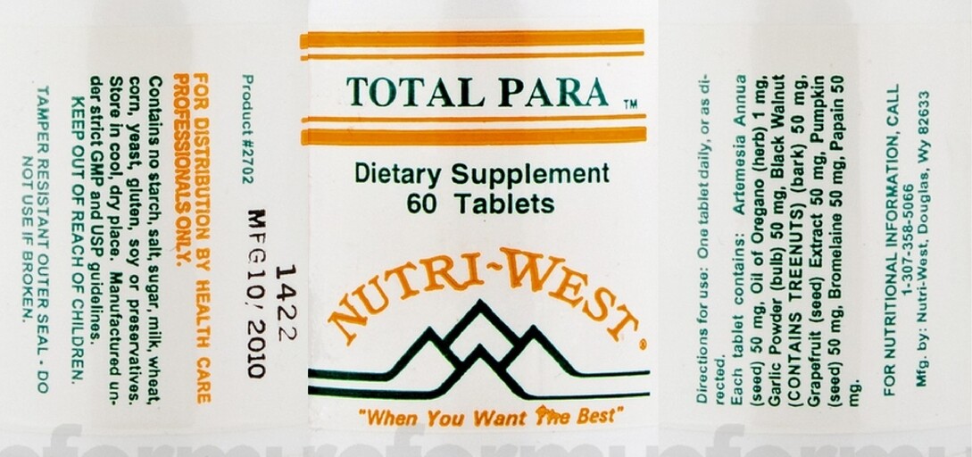 Nutri-West - Total Para - SuppCo