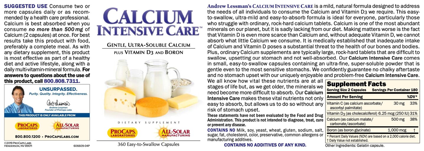 ProCaps Laboratories - Calcium Intensive Care - SuppCo