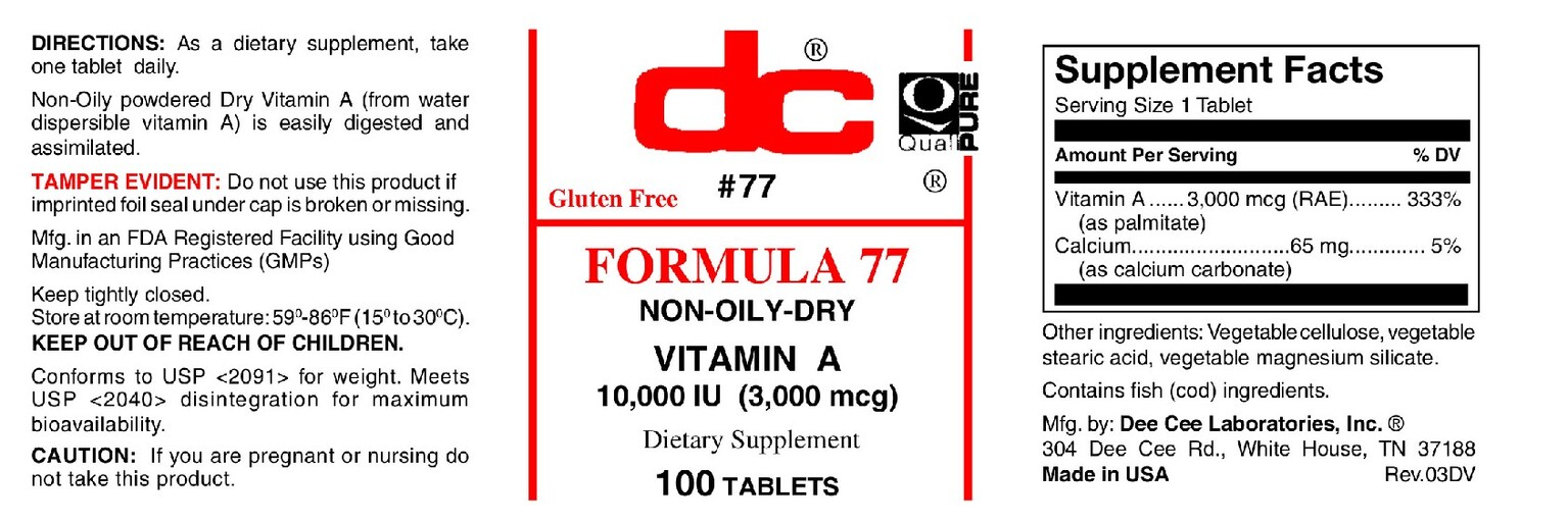 DC - Formula 77 - SuppCo
