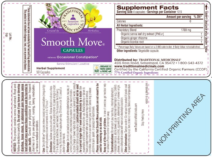 Traditional Medicinals - Smooth Move Capsules - SuppCo