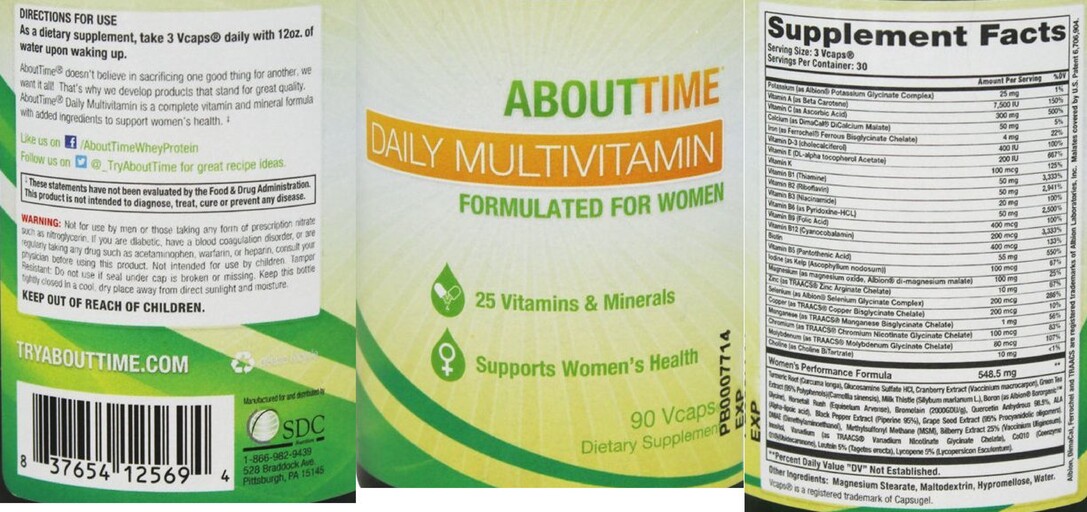 About Time - Daily Multivitamin - SuppCo