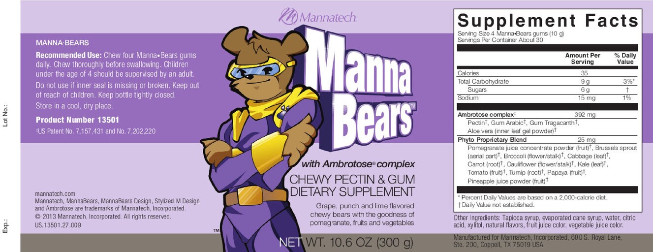 Mannatech - Manna Bears With Ambrotose Complex - SuppCo