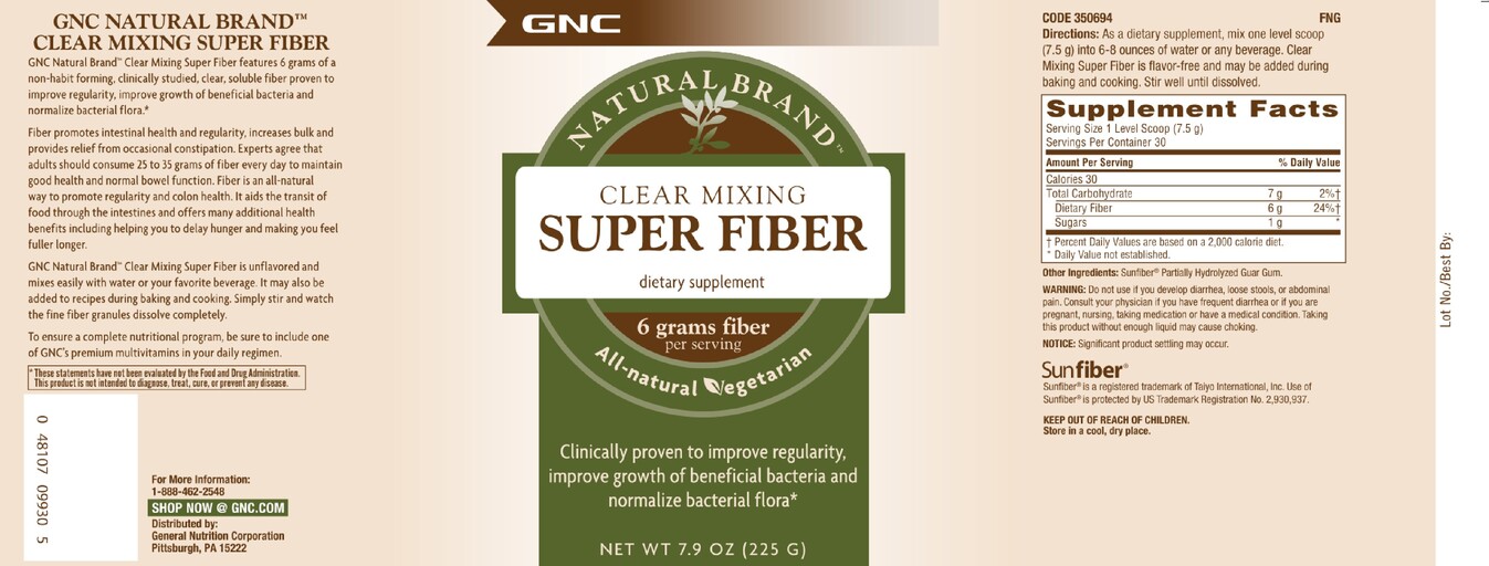 GNC - Clear Mixing Super Fiber - SuppCo