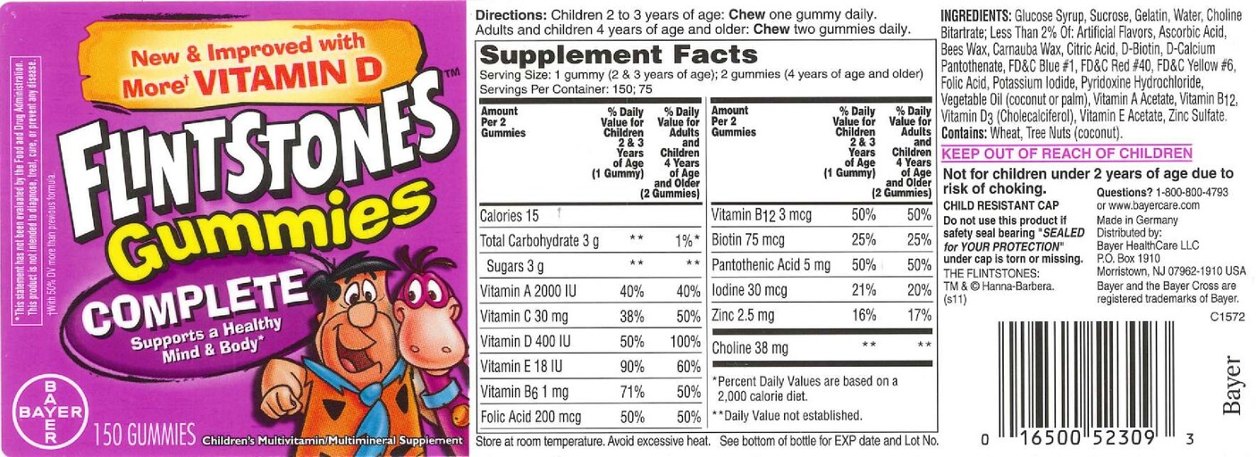 Bayer - Flintstones Gummies Complete - SuppCo