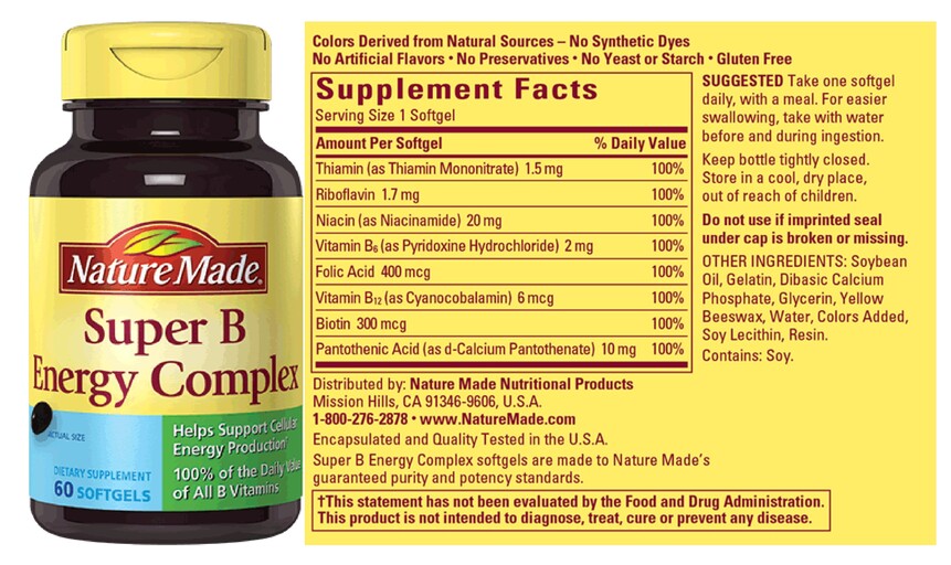 Nature Made - Super B Energy Complex - SuppCo