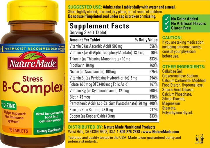 Nature Made - Stress B-Complex - SuppCo