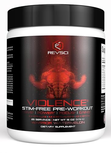Revolution Science - VIOLENCE Stim Free Pre Workout Powder (Warrior ...