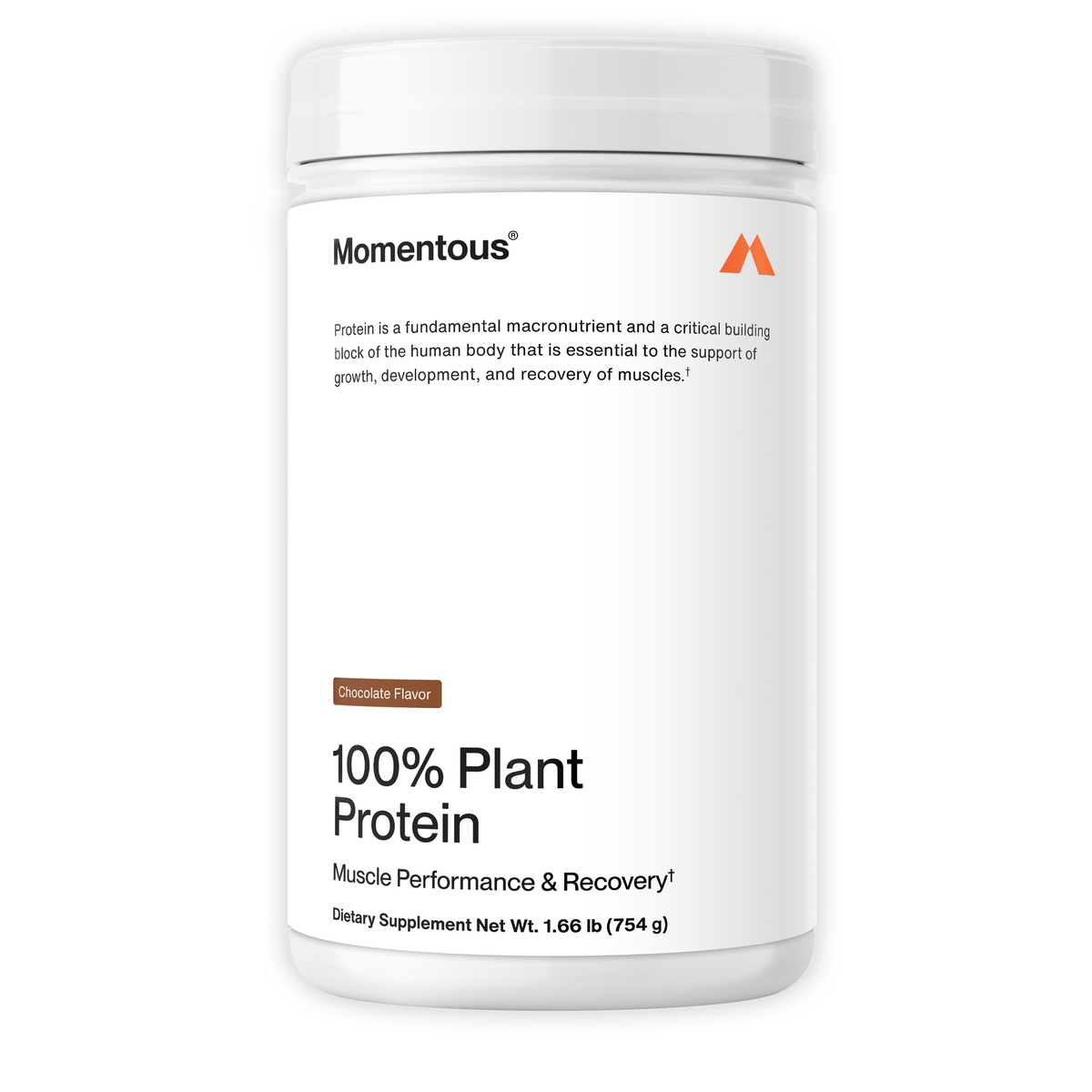 Momentous - 100% Plant Protein (Chocolate) - SuppCo